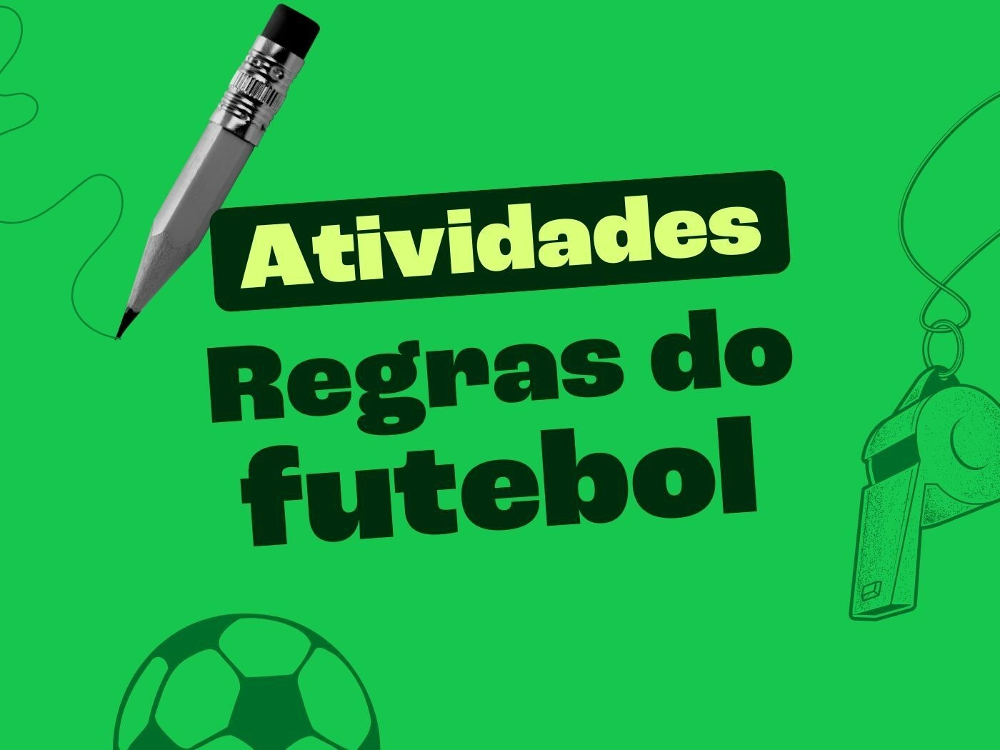 Atividades sobre as regras do futebol (para imprimir) - Toda Matéria