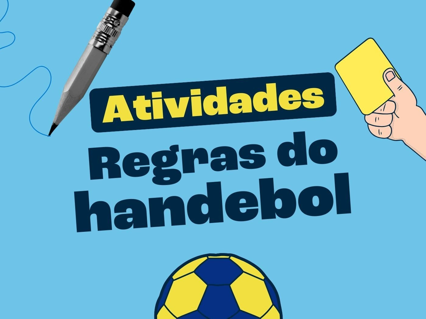 Atividades sobre as regras do handebol (para imprimir) - Toda Matéria