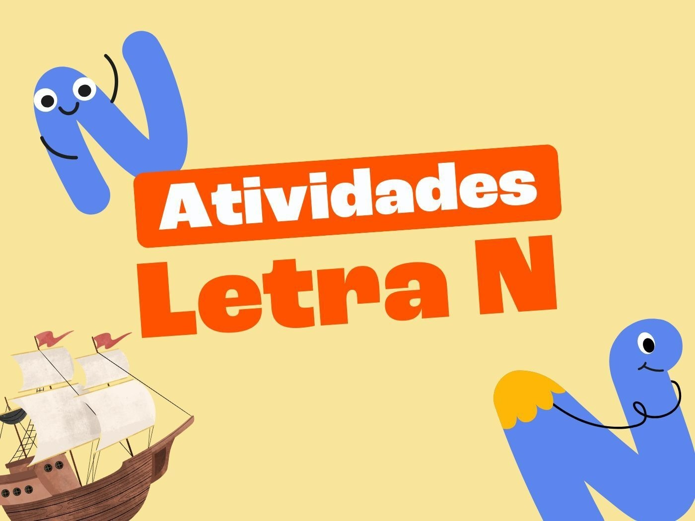 Atividades com a letra N para Educação Infantil (para imprimir) - Toda ...
