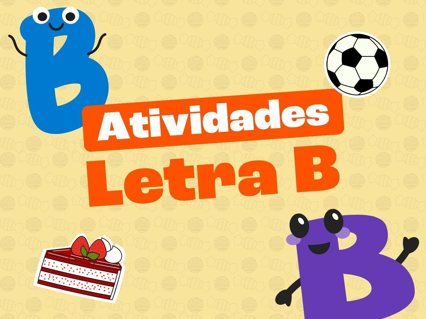 A Letra B Em Amarelo Letra B Com Letra Vermelha De Impacto Em Círculo