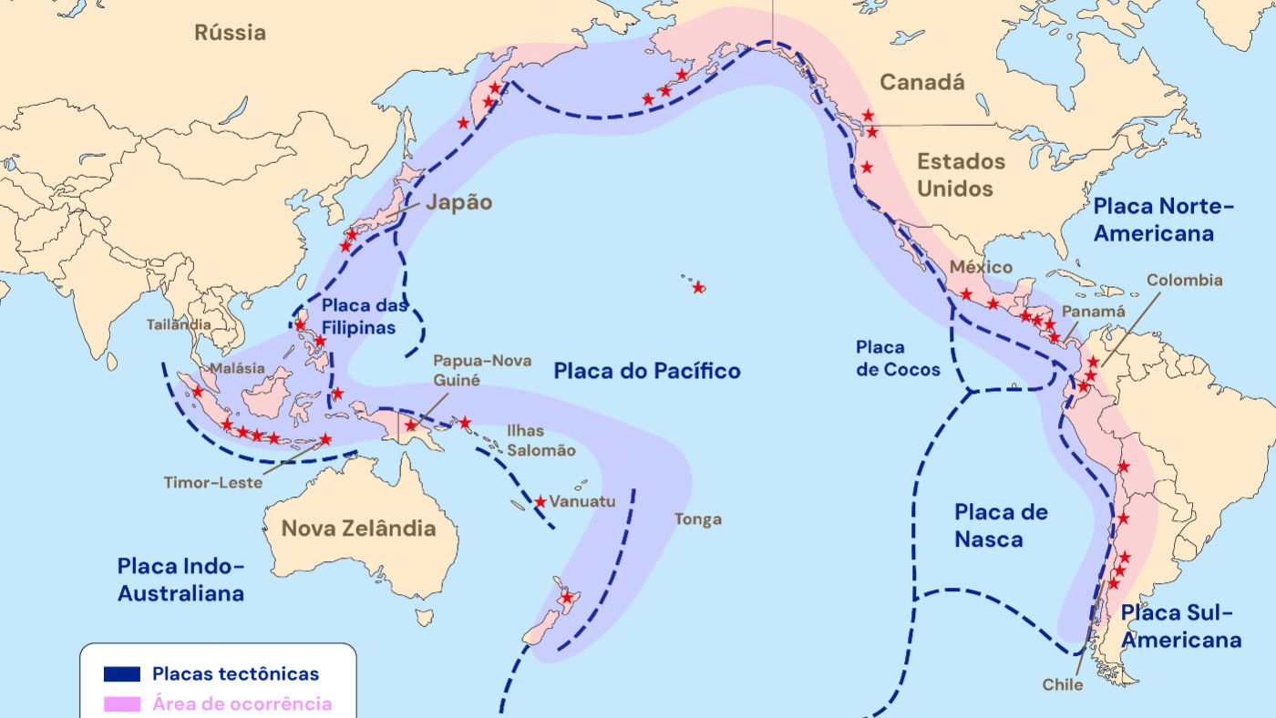 Mapa Das Ilhas Do Pacifico Mapa Mundial Centrado No Pacífico Com As
