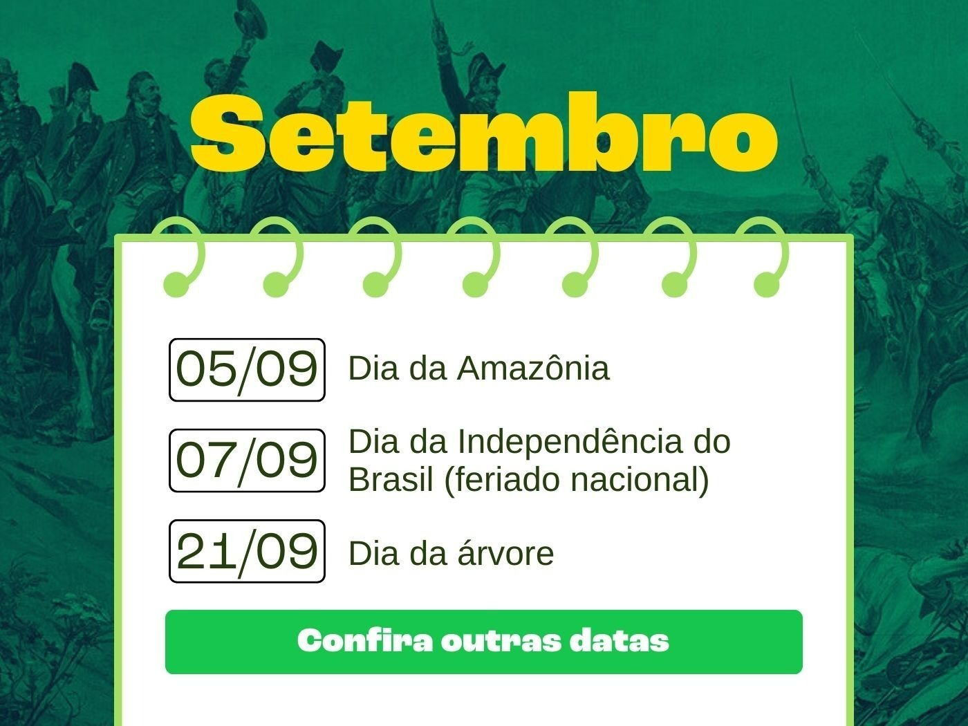 Datas comemorativas de setembro 2025 (o que aprender sobre elas) - Toda ...