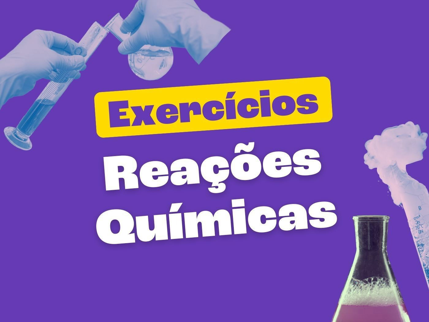 Exercício sobre reações químicas (com gabarito resolvido) - Toda Matéria Exercício sobre reações químicas (com gabarito resolvido) - Toda Matéria