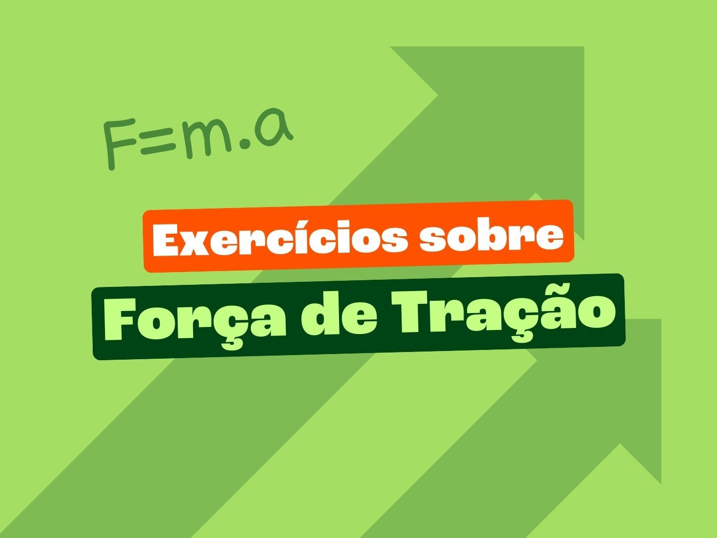 Exercícios sobre força de tração (resolvidos) - Toda Matéria