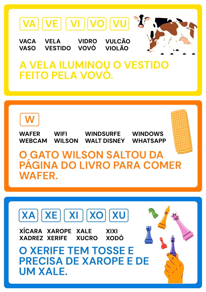 Fichas de leitura para alfabetização (para imprimir) - Toda Matéria