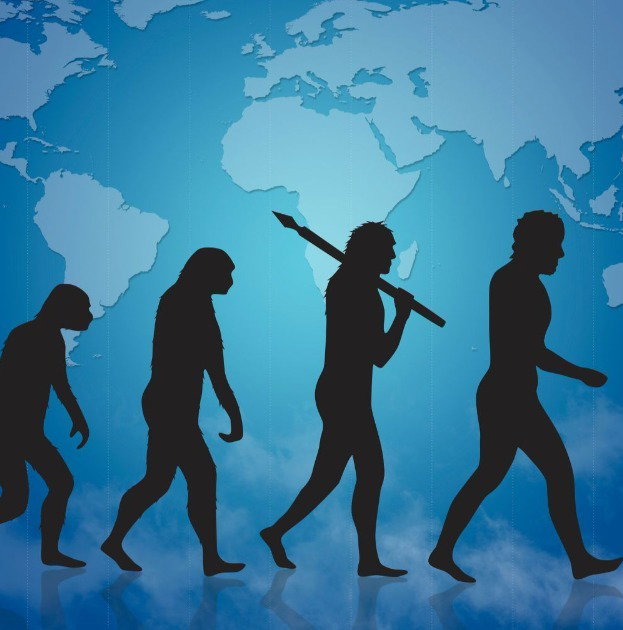 Evolucao Do Homem Evolução Técnica Do Homem | Vetor Premium