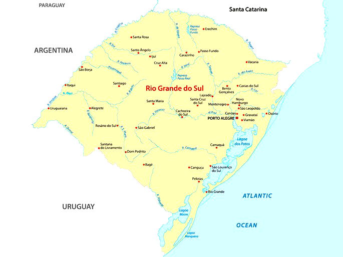 Rio Grande do Sul: bandeira, mapa, cultura e economia - Toda Matéria