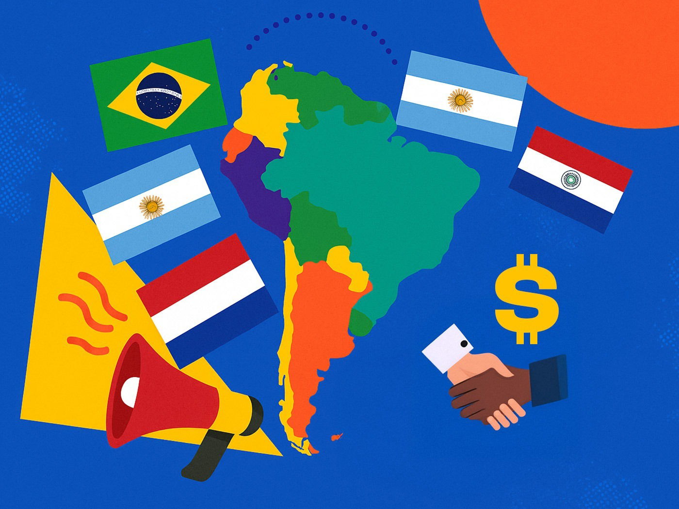 Mercosul: história, países, objetivos e características - Toda Matéria