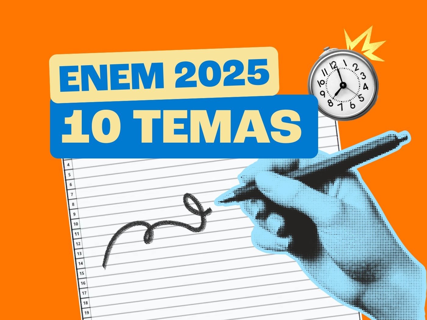Redação do ENEM 2025: os 10 temas MAIS PROVÁVEIS de cair na tua prova ...